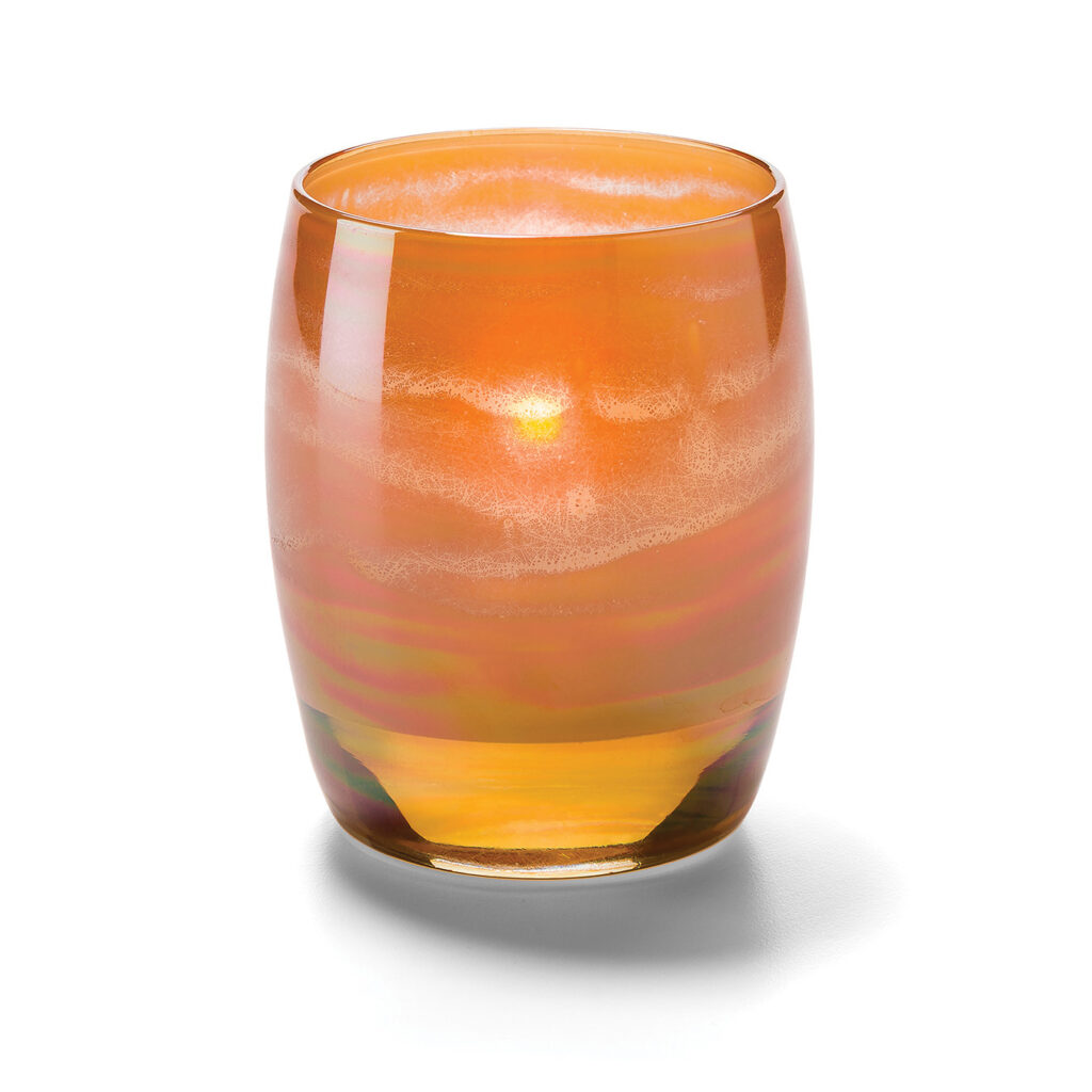Ruby Gold Contour Votives - Qcandles